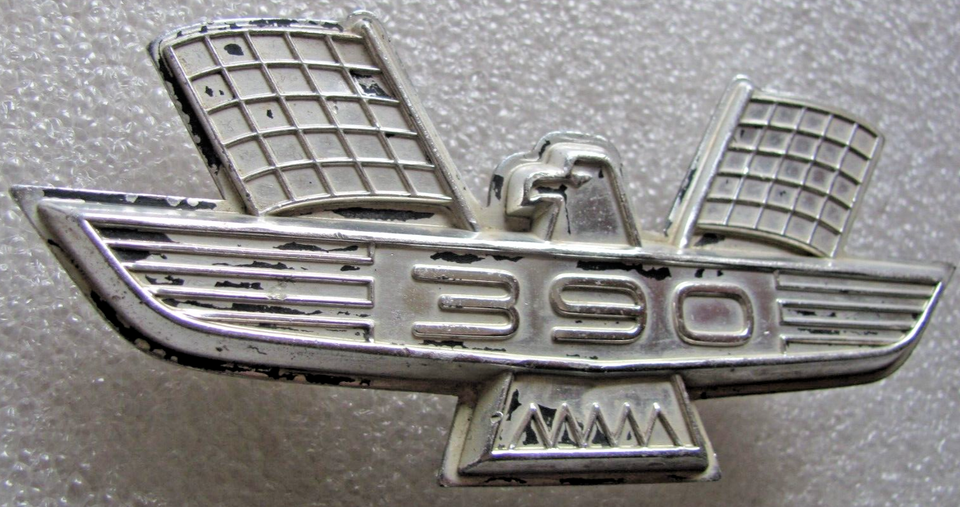 1960s FORD GALAXIE XL 390 EMBLEM BADGE GENUINE FoMoCo OEM FACTORY ...