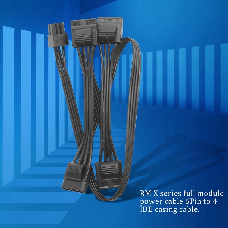 IDE 4Pin Modulares Netzteil Kabel für RM1000X RM550X 650X 750X 850X ...