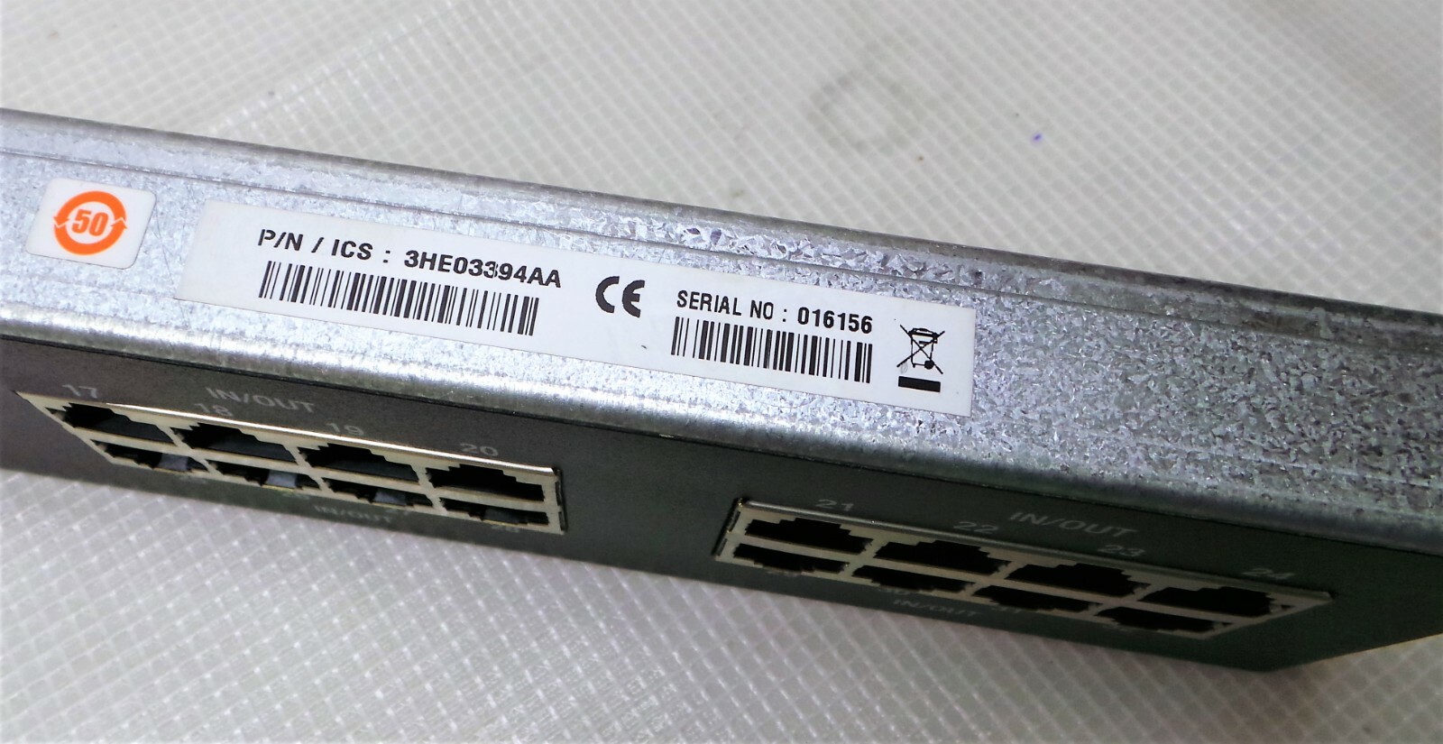 ALCATEL LUCENT 7705 SAR 32 PORT BREAKOUT PANEL T1/EI 100/120 OHM RJ45 ...