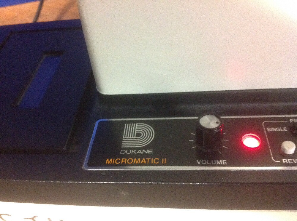 Dukane Micromatic II Film Strip Projector 28A81A | eBay