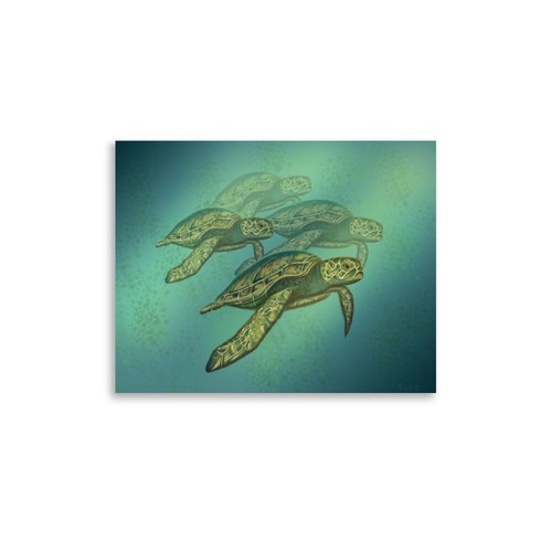 Turtles Print from Digital Original | eBay