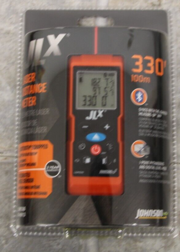 Johnson Level JLX 100m Laser Distance Meter LDM330 40-6013 for sale ...
