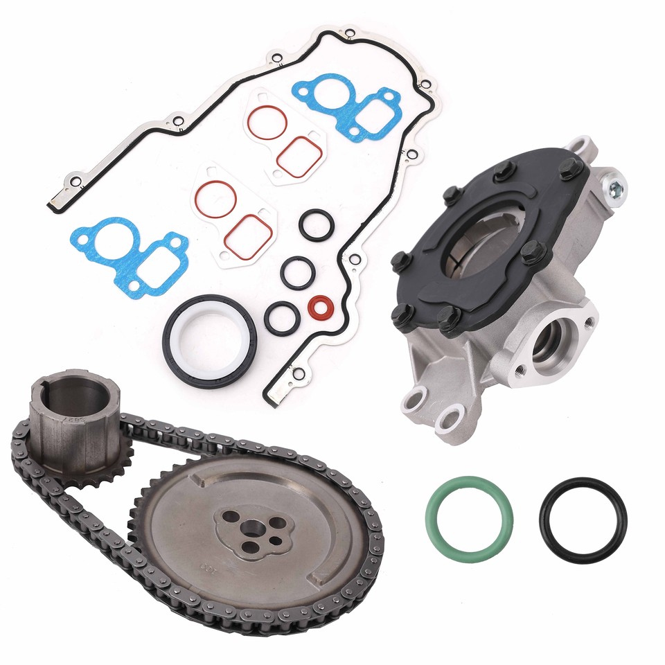 Oil Pump Gaskets & Timing Chain Kit For Chevy GMC LS1 LS3 LS2 LS6 4.8L ...