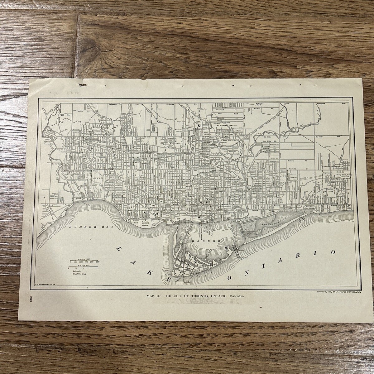 Toronto Ontario Canada Map 4 Map Of Toronto, Ontario, Canada, Showing