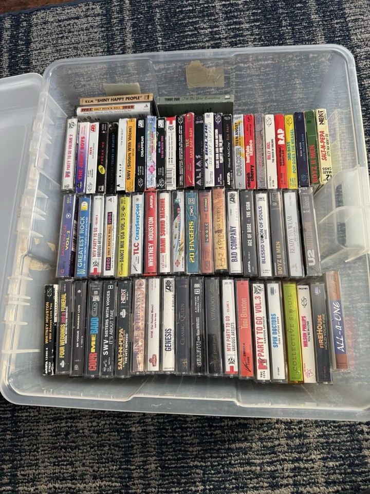 Cassette Tape Lot 70 Mixed Genre Used Tapes. Albums + Singles | eBay