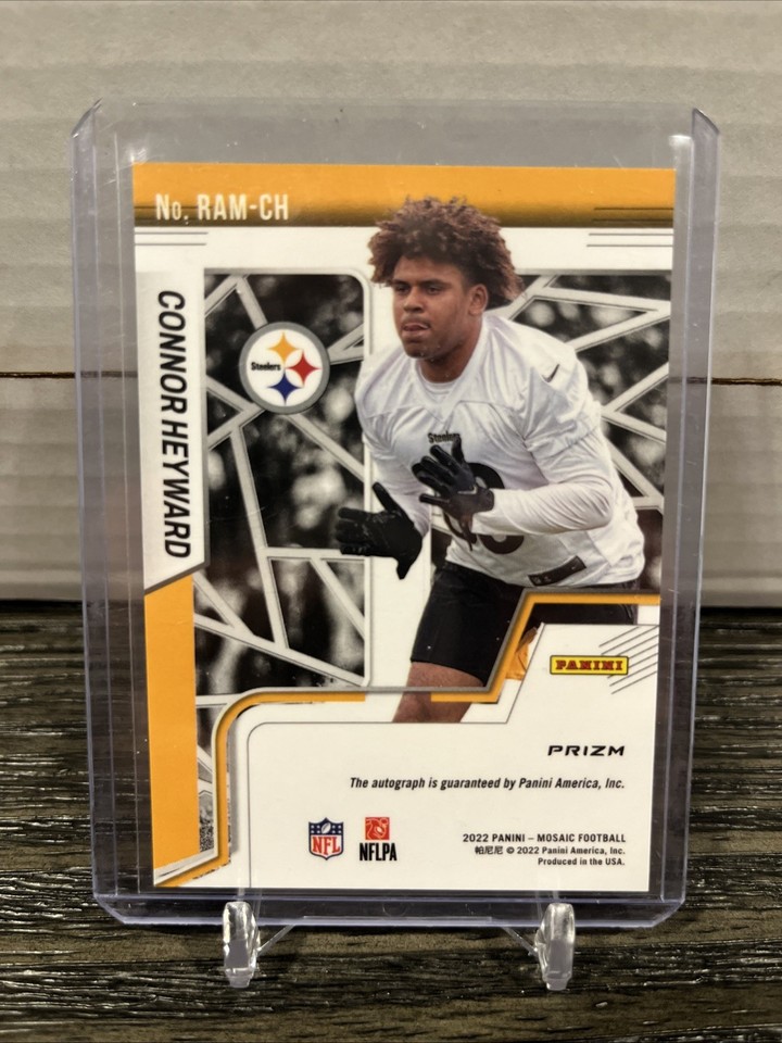 2022 Panini Mosaic #RAM-CH Connor Heyward Rookie Autographs Mosaic Auto ...