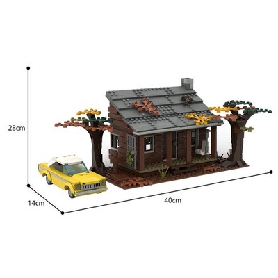 Moc Evil Dead Cabin with Olds 88 Model Collection Architecture Building ...
