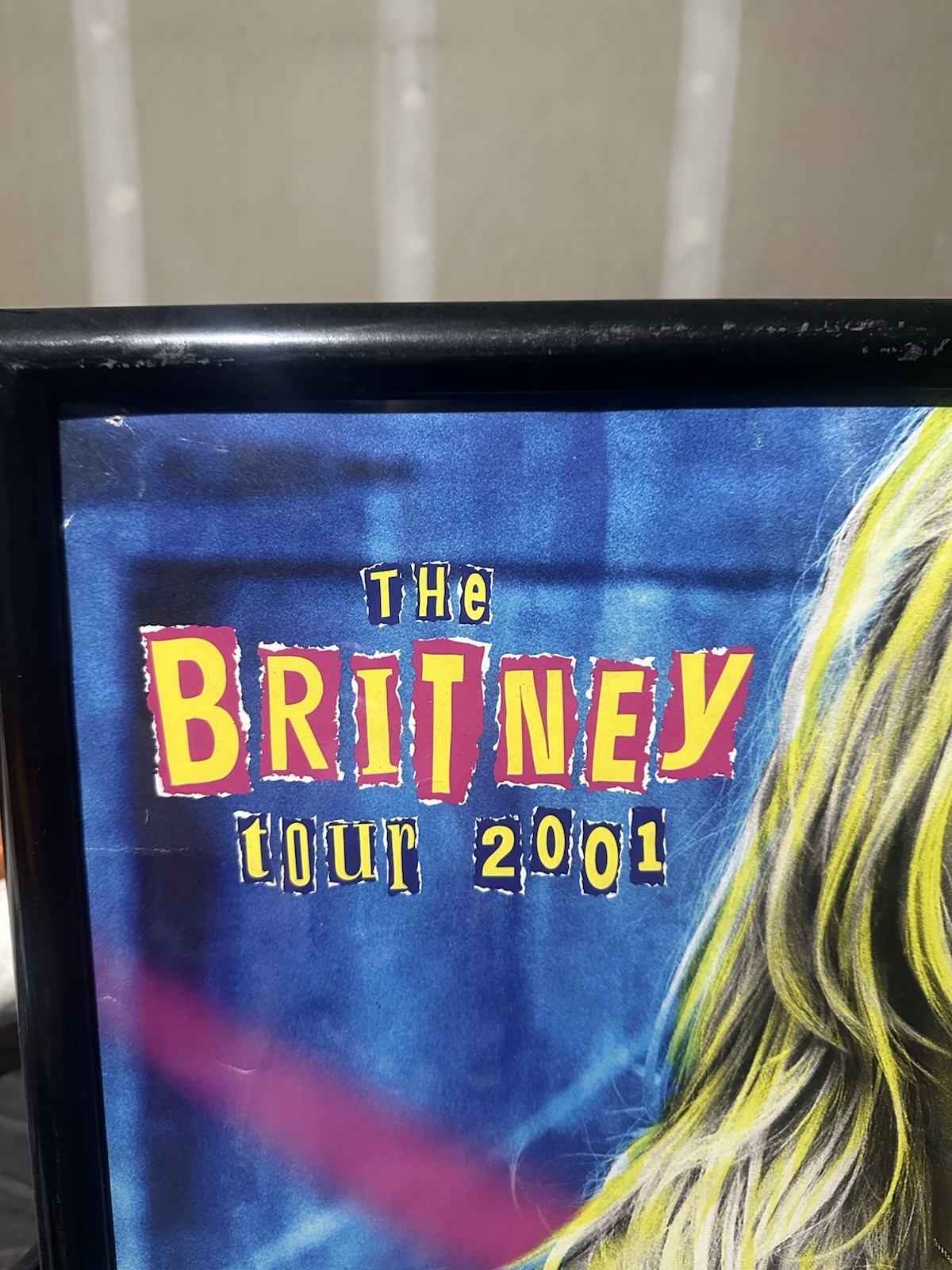 Vintage Rare 2001 Britney Spears “The Britney Tour” Promotional Poster ...