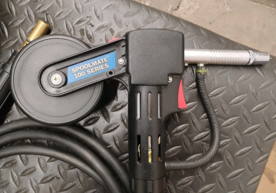 Miller Millermatic 180 230V MIG & Spoolmate 100 Spoolgun,Cart, Bottle ...