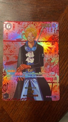 One Piece Card Sabo OP13-120 Super Comic SEC Red Paralle Japanese DHL OP13 Manga | eBay
