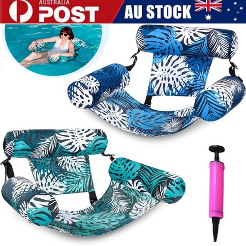Inflatable Pool Floats for Adults Blow up Floating Lounge Chairs Water ...