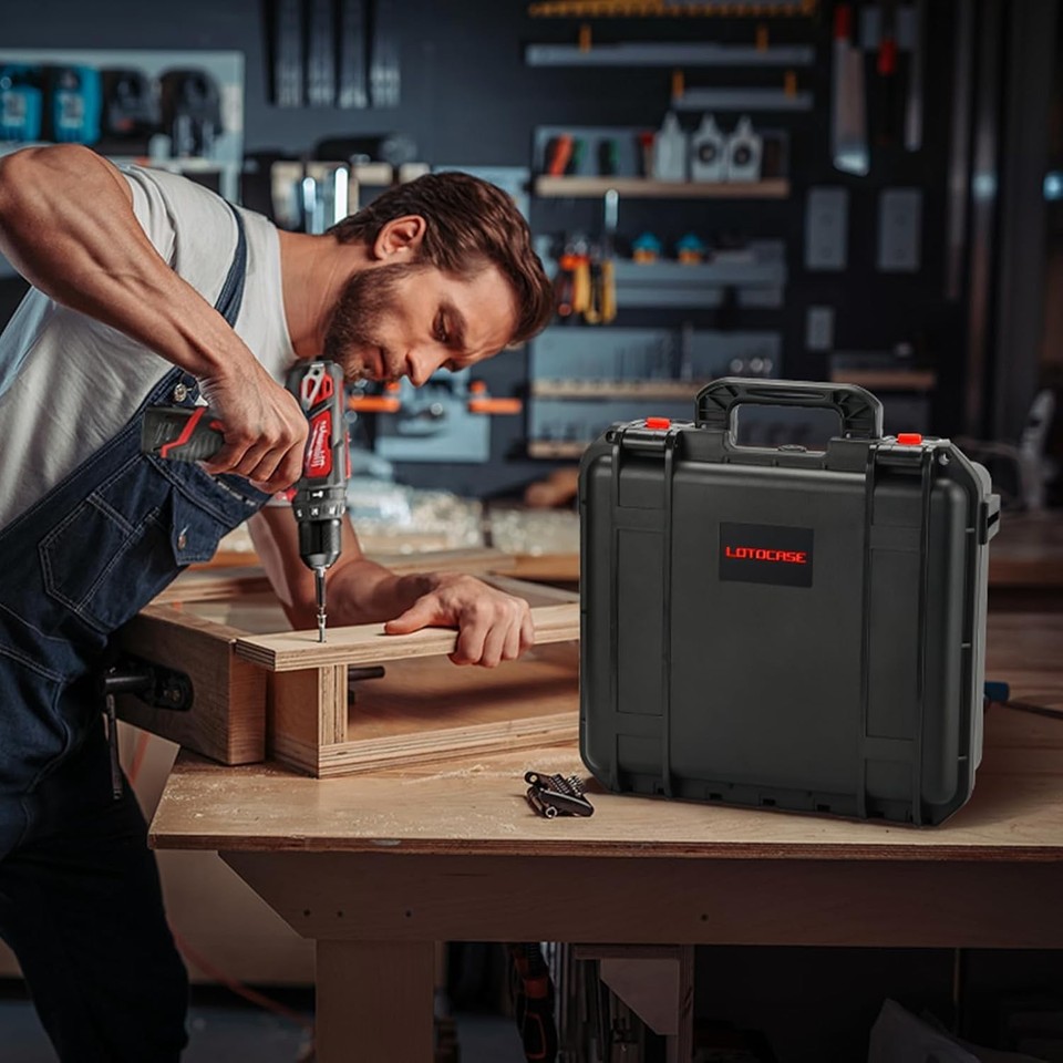 Case for Milwaukee M12 Impact Driver & Drill Set - Waterproof Tool Box ...