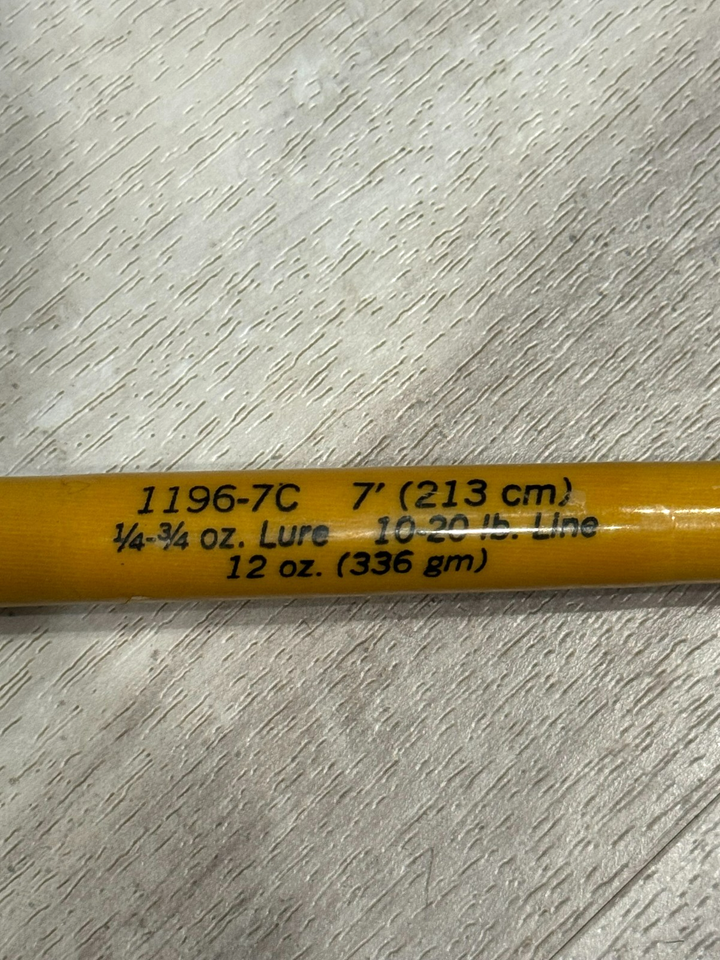Fenwick Pacificstik Fenglass Fishing Rod Pole 7' 1/4-3/4oz Lure 10-20lb ...