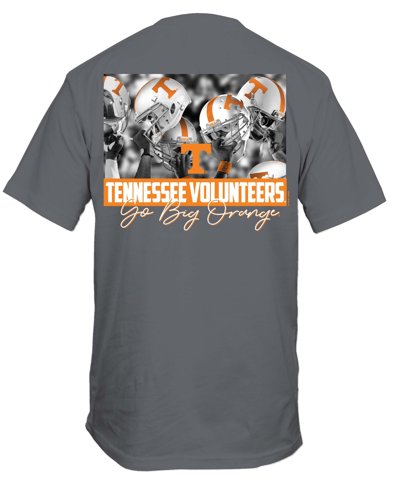 Mens Tennessee Football Tennessee Vols New Raised Helmets Short Sleeve ...