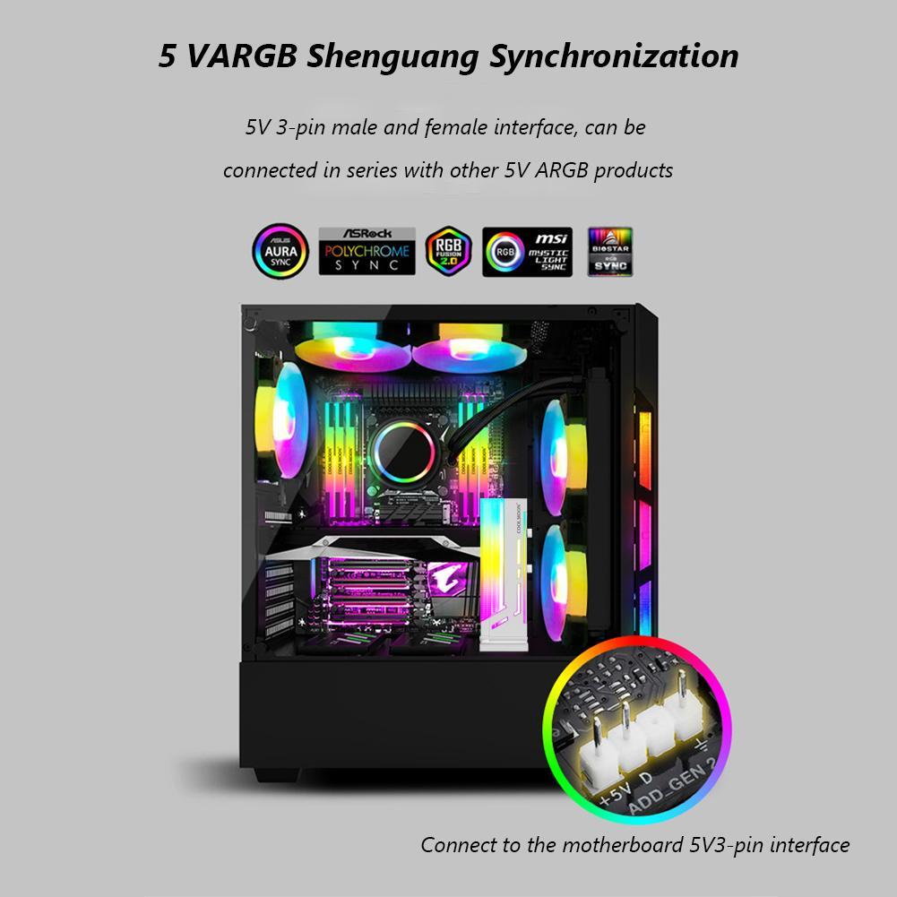 AU CM-GH2 Graphics Card Bracket Vertical 5V ARGB GPU Holder (White) | eBay