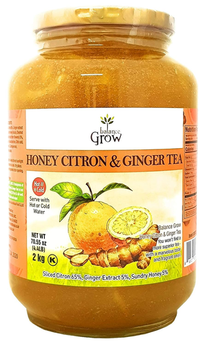 Balance Grow Honey Citron & Ginger Tea 70.55oz (4lbs/2kg) Pack Of 1 ...