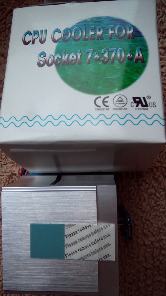 Set 3pcs New top cooler Socket A/462/7/370 CPU AMD/Intel ball-bearing ...