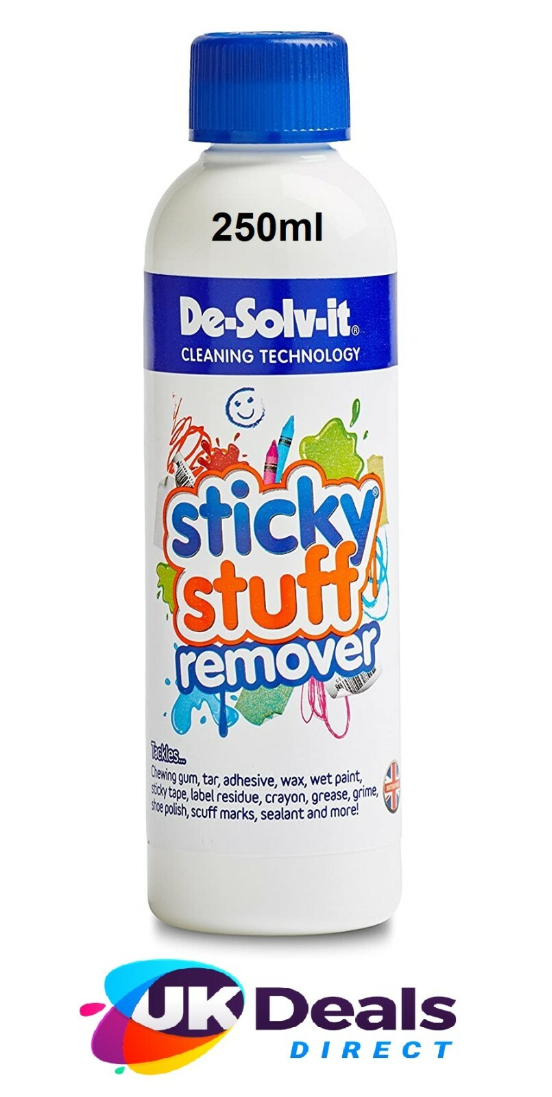 De-Solve-it Sticky Stuff Remover Gel Spray Chewing Gum Label Residue ...
