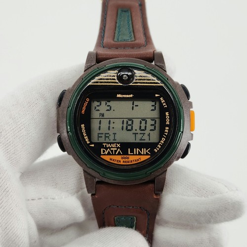Timex Microsoft Data Link Indiglo Men's Vintage Quartz Watch | eBay