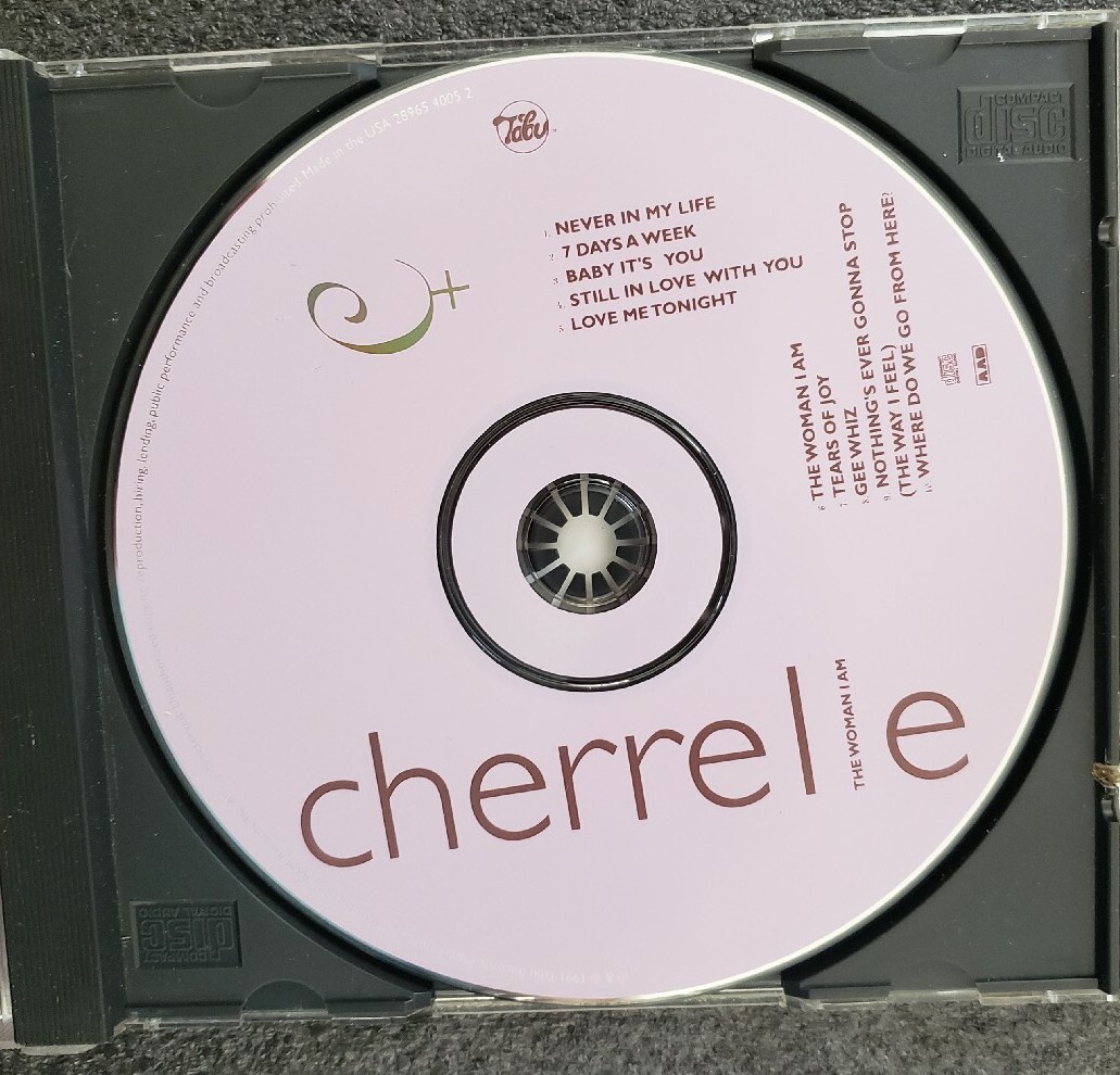 The Woman I Am by Cherrelle (CD, 1991, Tabu Records) 10 Tracks Rare HTF ...