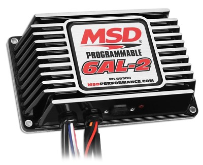 MSD Ignition 65303 6AL-2 Black Programmable Ignition Box - 2-Step ...