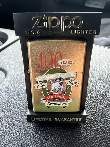 Zippo Lighter - Remington Arms - Limited Edition 100 Years Autoloading ...