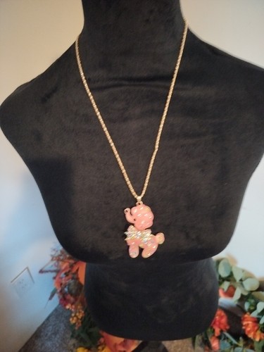 Betsey Johnson Fun Lot Pink Poodle Necklace,Purple Unicorn Brooch ...