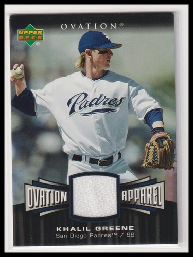 2006 Upper Deck Ovation #OA-KG Khalil Greene Apparel | eBay