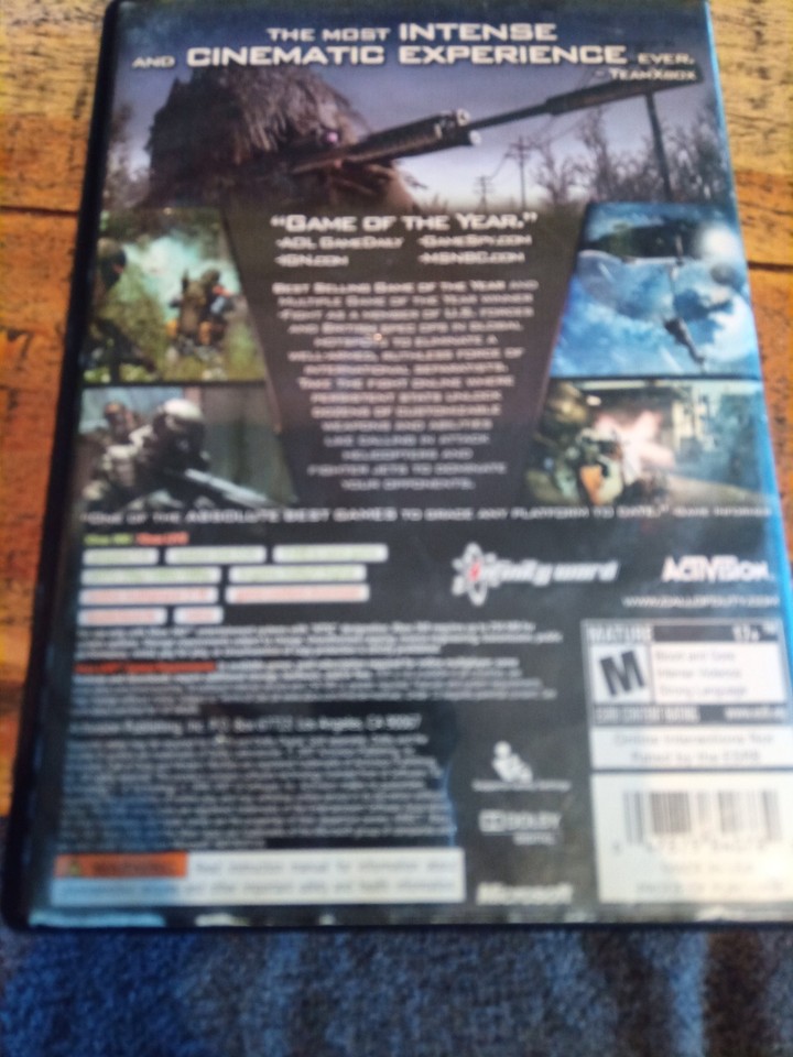 Call of Duty Xbox 360 Bundle – MW3, MW4, Black Ops 1&2, Ghosts, AW Day ...