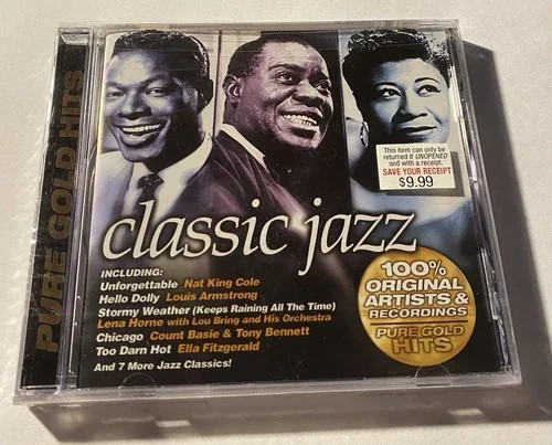 Classic Jazz CD Pure Gold Hits 100% Original Artists Jazz Compilation ...