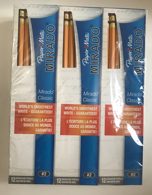 Vintage 6 Dozen 12ct Boxes 72 Mirado No 2 Cedar Pencils USA #5819 for ...