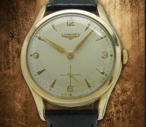 LONGINES Small Second Original Esfera Cal.12.68Z Manual Vintage Reloj ...