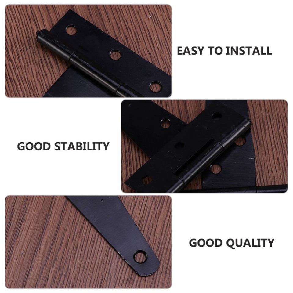 6 Pcs Blinds Hinges for Barn Door Silent Shed Heavy Triangle | eBay