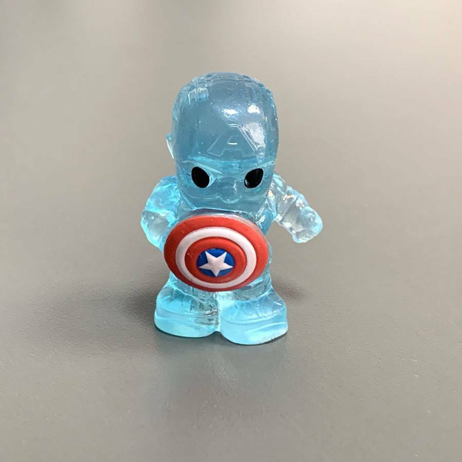Rare ooshies Exclusive limited Crystal captain america Marvel series ...