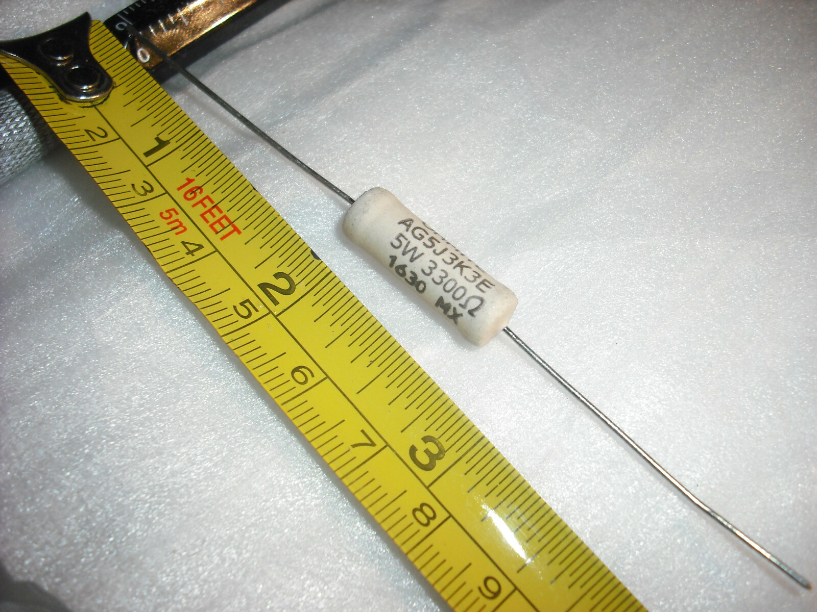 Ohmite audio gold 3300 ohm 5w resistor wirewound 5 watt 3k3 screen grid ...