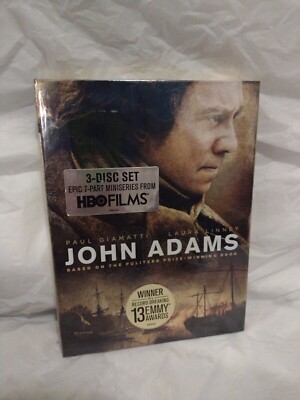 NEW John Adams 3-Disc Box Set 2008 HBO Films DVD Paul Giamatti Sealed ...