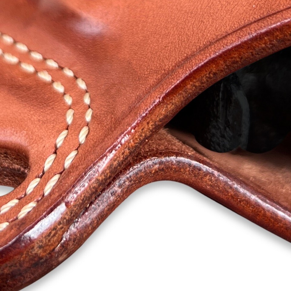 Leather OWB Pancake Holster Fits Colt King Cobra Carry 6-Shot 357 Mag 2 ...