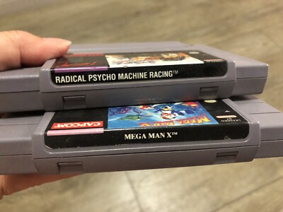 Super Nintendo Mega Man X + Radical Psycho Machine Racing | eBay