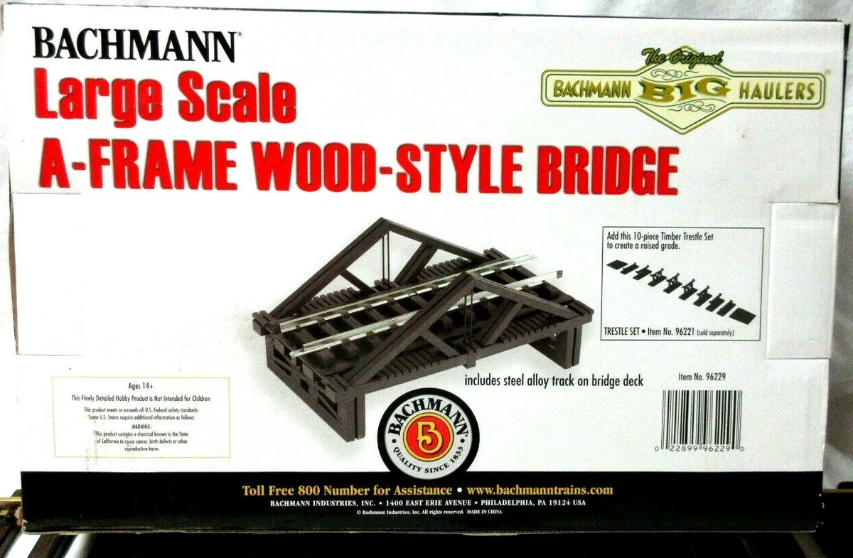 Bachmann G Scale Bridge BACHMANN PLASTICVILLE SIGNAL BRIDGE #2634 HO