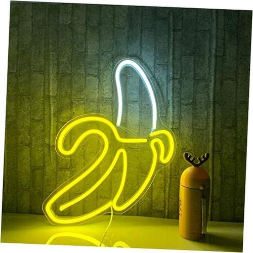 Banana Neon Signs Led Neon Lights Art Wall Decorative Lights Neon ...