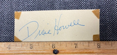 1950S HAND SIGNED X3 WALTER POST DIXIE HOWELL +1 UNIDENTIFIED JSA AVAIL ...