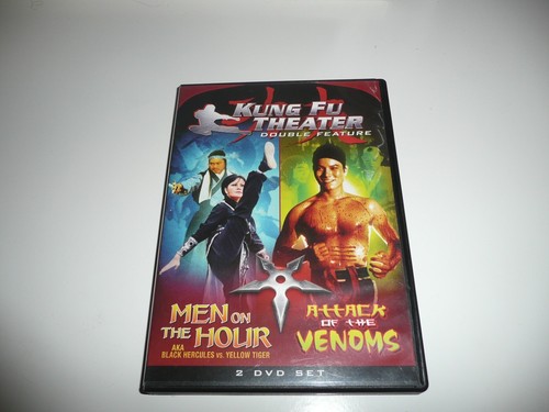 Men on the Hour / Attack of Venoms (2-DVD SET) Lo Lieh Cliff Lok DOUBLE ...
