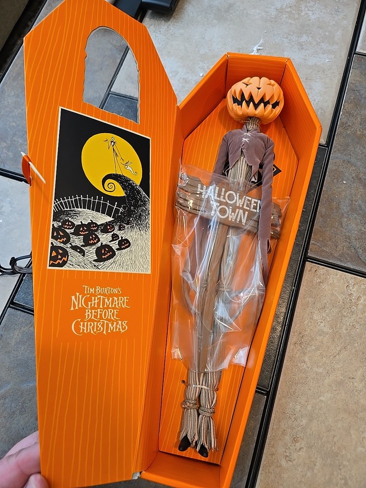 1998 JAPAN NIGHTMARE BEFORE CHRISTMAS 16” PUMPKIN KING JACK COFFIN (NEW ...