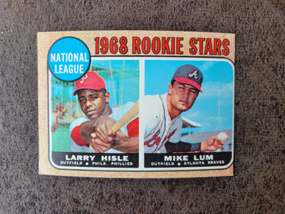 1968 Topps Baseball ROOKIE Larry Hisle, Mike Lum #579 - Philadelphia ...
