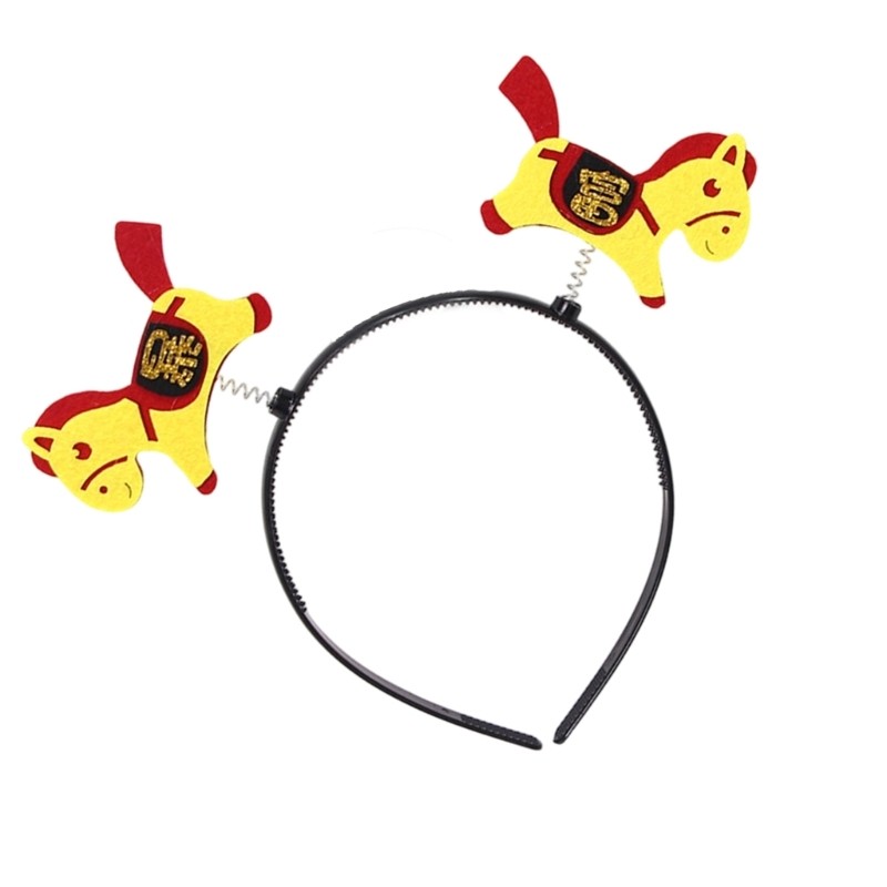 Zodiacal Spring Hair Hoop for Energetic Kids Daily Use Soft Fabric Fun ...