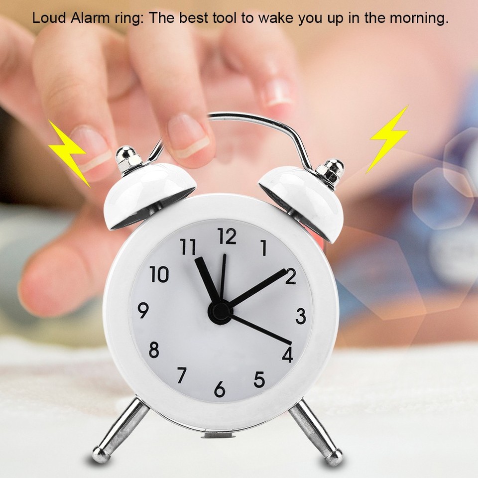 3Inch Portable Fashion Mini Metal Digital Alarm Clock with Battery ...