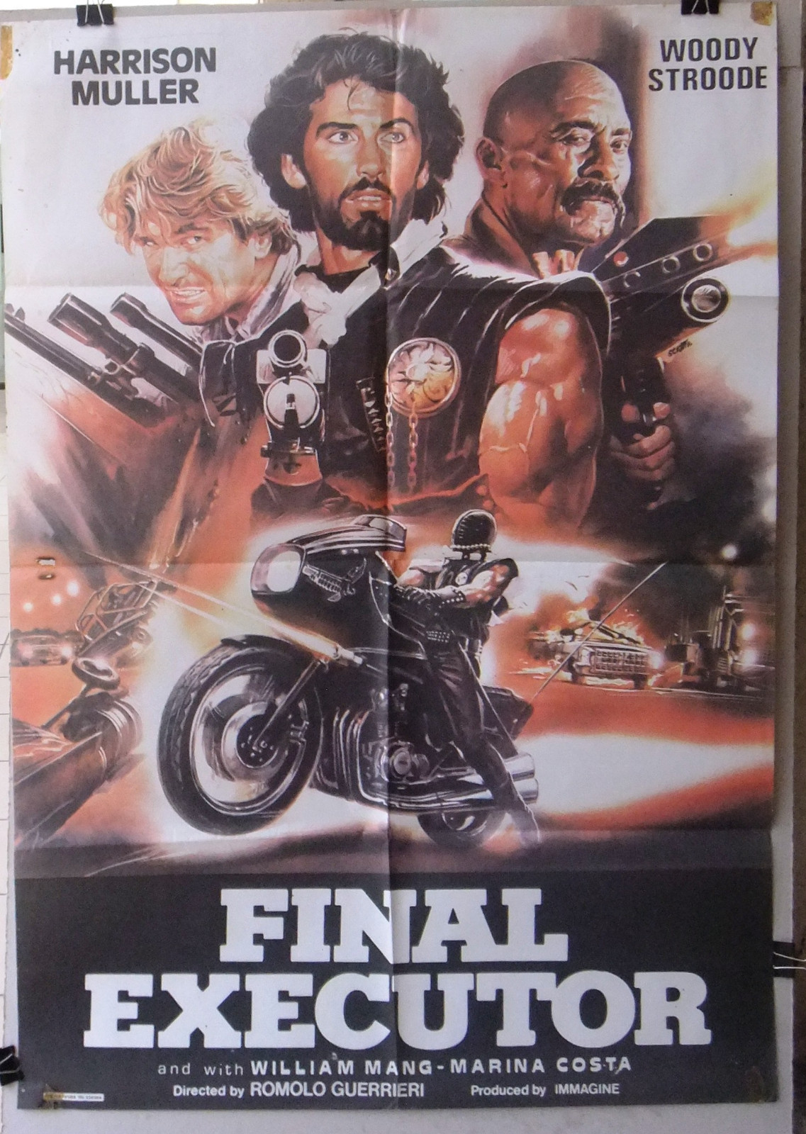 FINAL EXECUTOR Harrison Muller 39x27" ORG Lebanese Movie Poster 80s | eBay