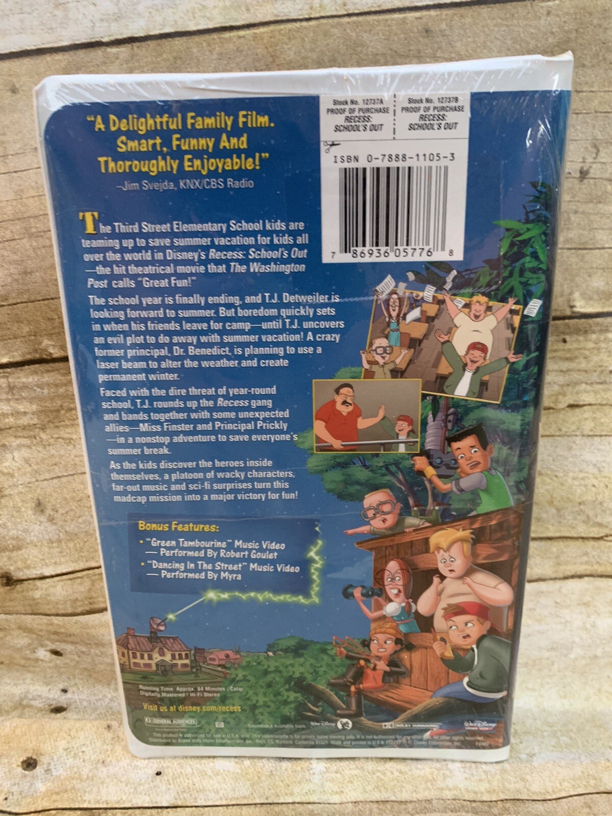 Walt Disney Recess Schools Out VHS Clamshell Case Brand New Sealed | eBay