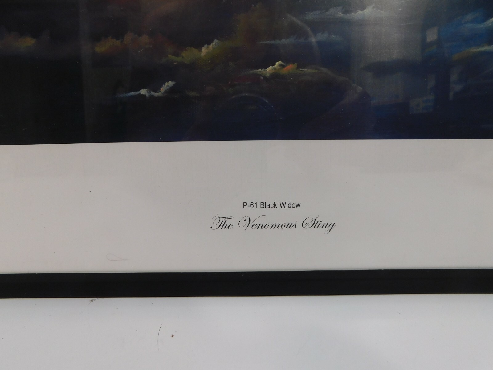 David Lee Sample Print The Venomous Sting P-61 Black Widow 16"x 20 ...