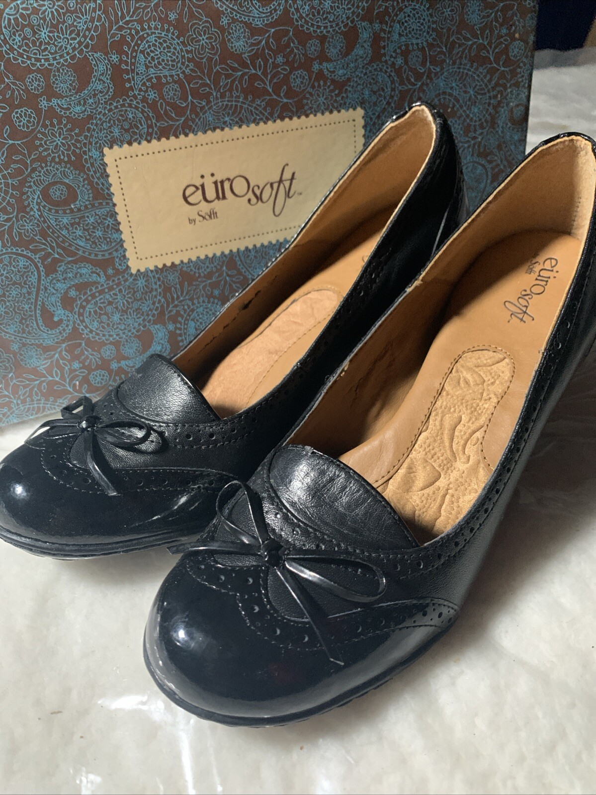 Euro Soft by Sofft Patent Leather Heels Shoes Pumps Size 8.5 Wb | eBay